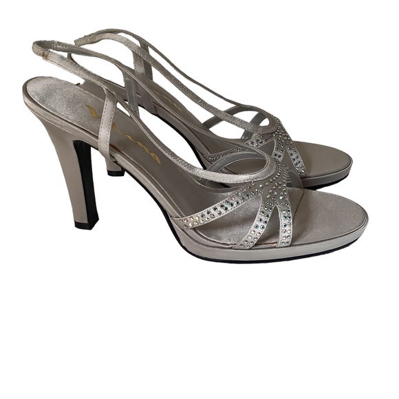 Nina | Shoes | Nina Womens Slingback Open Toe Heels Size 75 | Poshmark